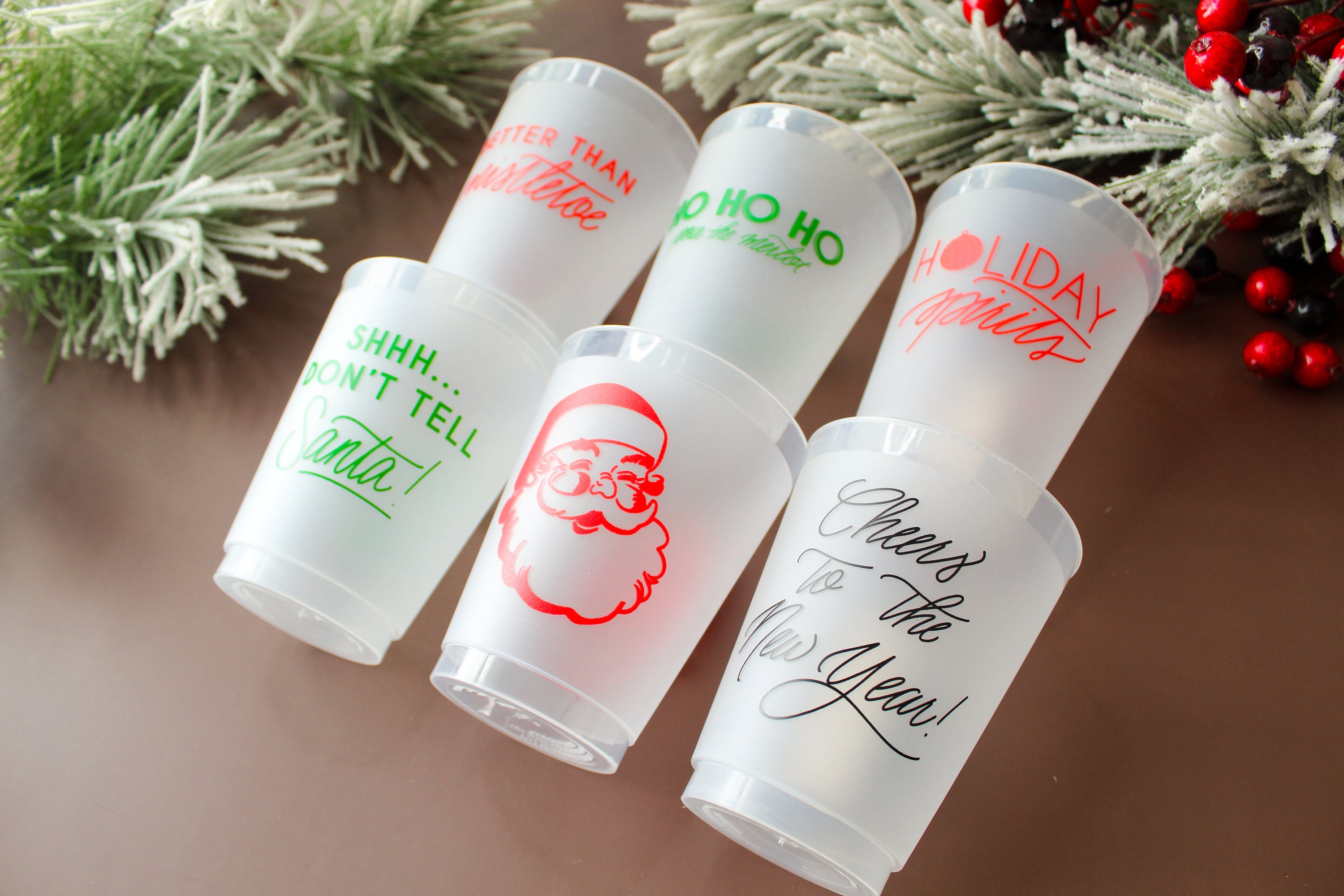 🎄 Festive & Fun: Christmas Party Cups from Birdie Mae Designs