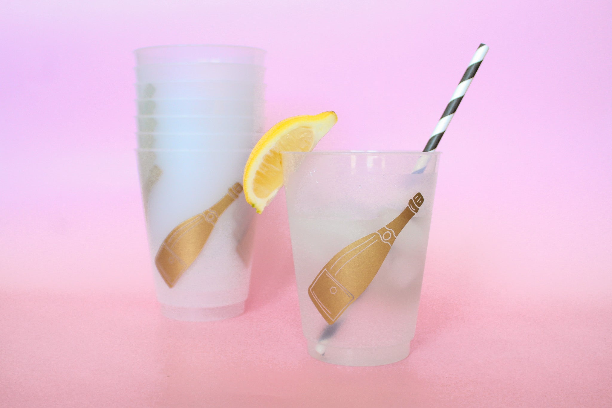 Pop the Bubbly Party Cup – Birdie Mae Designs